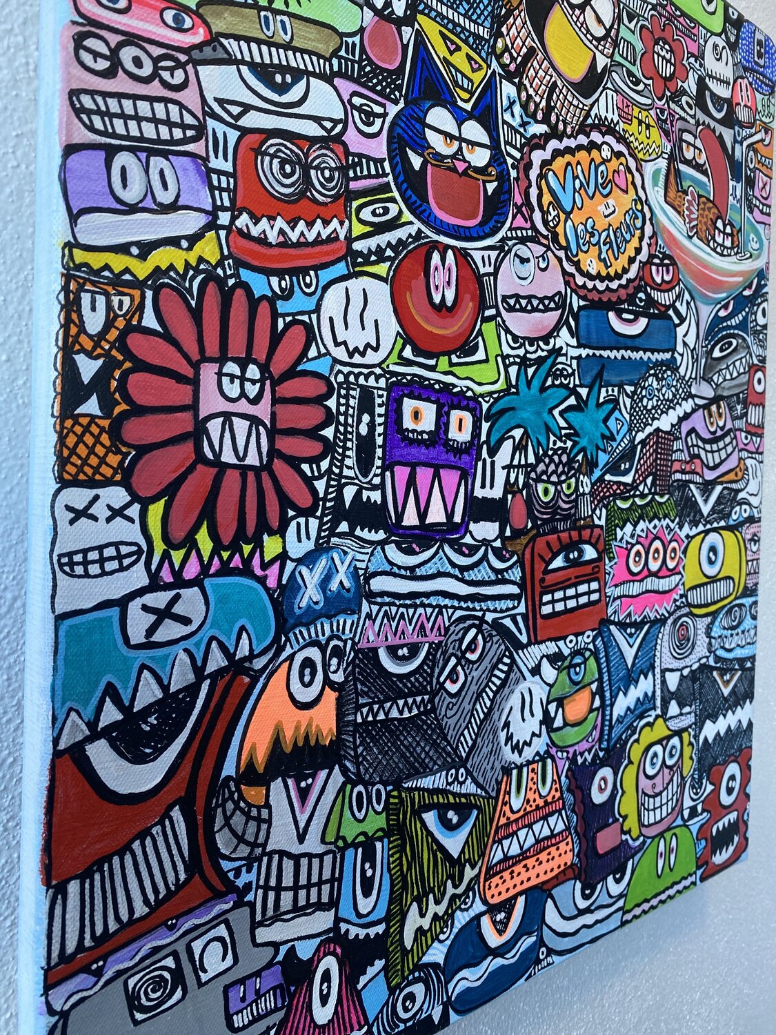 Cool, fun et vive les fleurs by SEB PAUL MICHEL (2025) : Painting ...