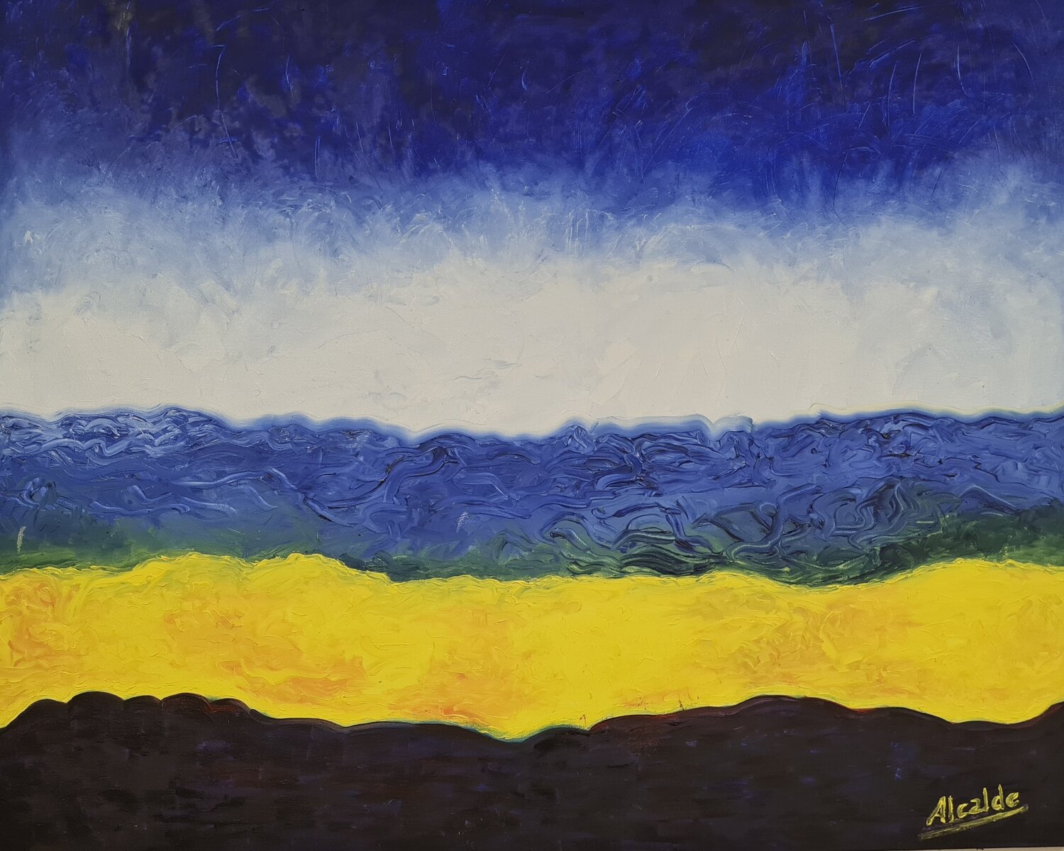 Coctel 4 de Ángel Alcalde (2024): Pintura Óleo en Lienzo - Singulart