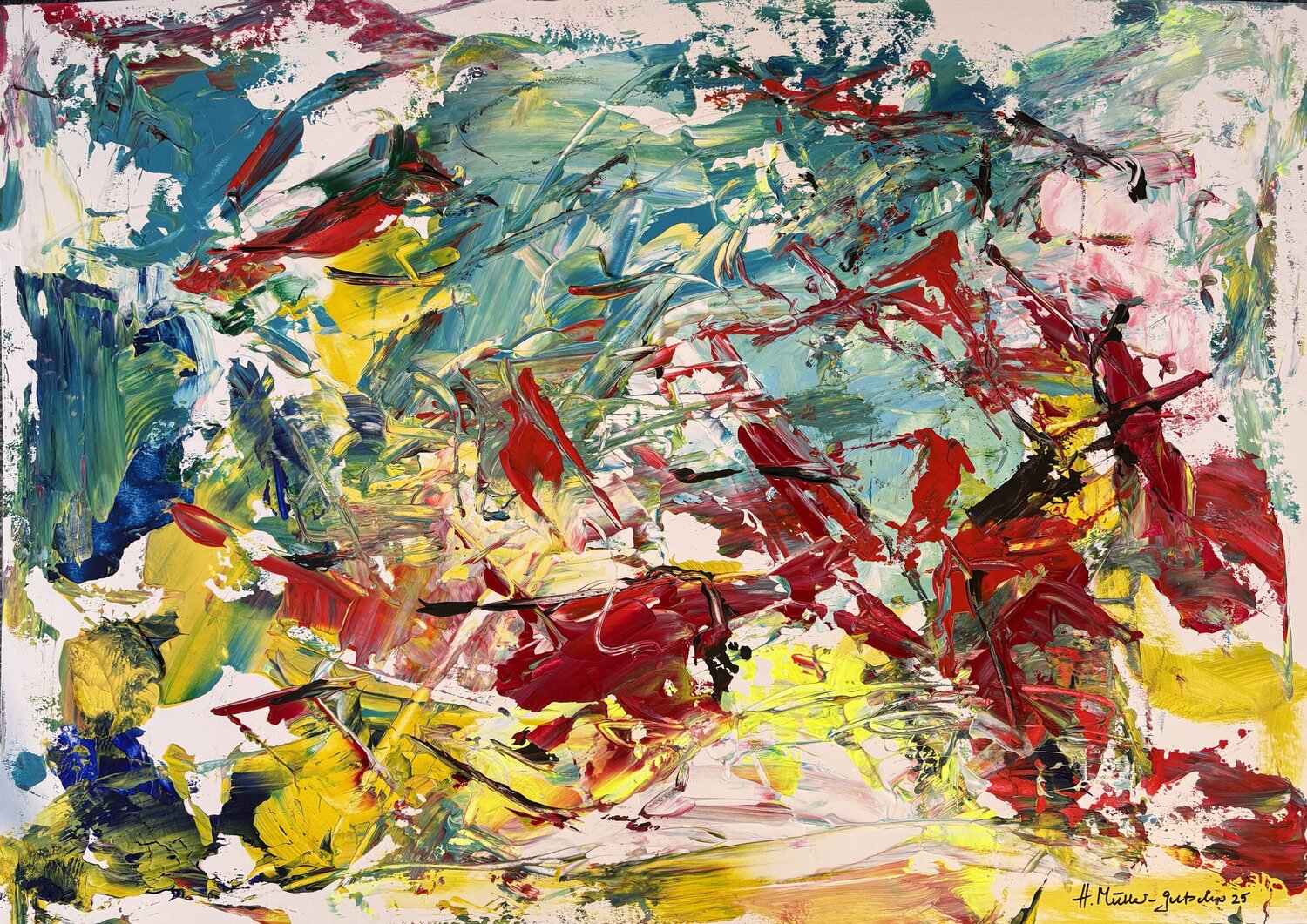 Tränende Freude Hans Müller-Gutscher