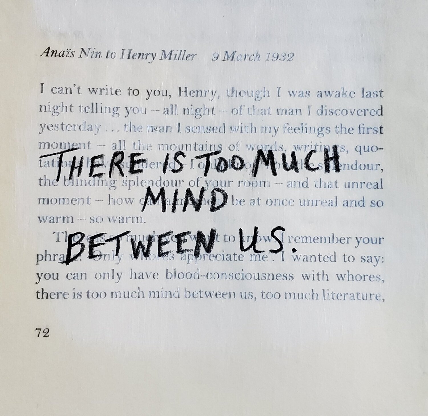 Anais Nin And Henry Miller Letters