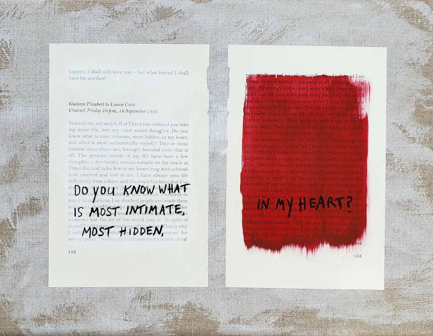 Love Letters - Gustave Flaubert to Louise Colet, Croisset, Friday 10pm, 18 September 1846 von ...