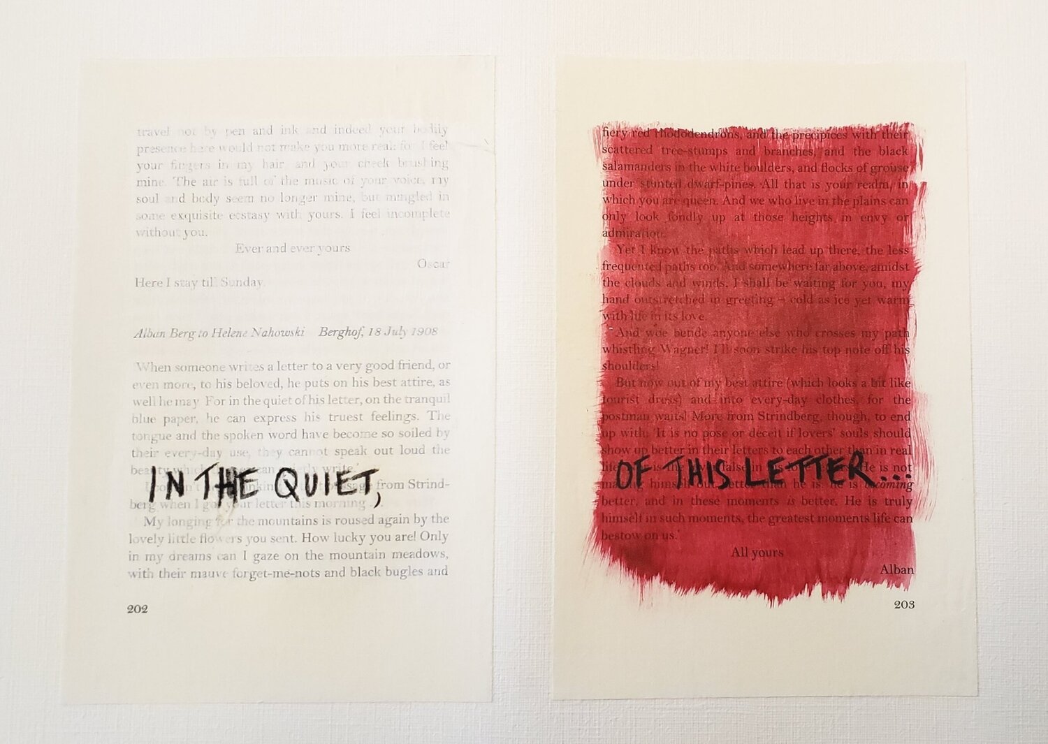 Love Letters - Alban Berg to Helene Nahowksi, Berghof, 18 July 1908 de ...