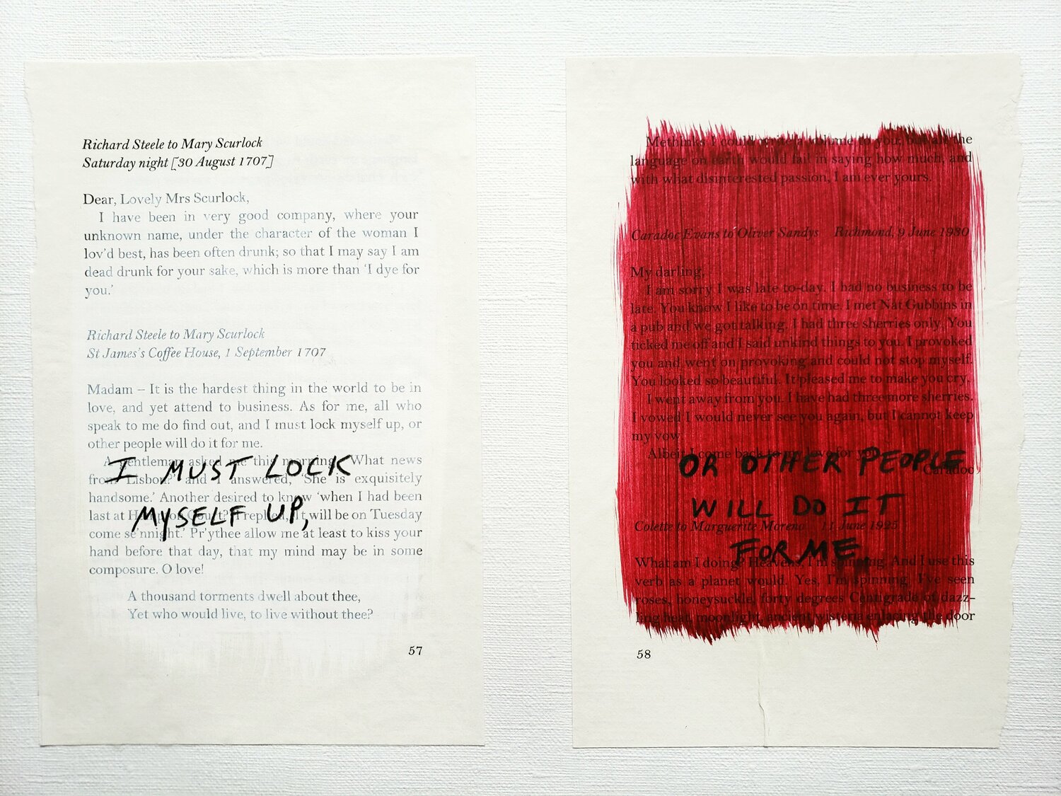 Love Letters - Richard Steele to Mary Scurlock, [Saturday Night, 30 ...