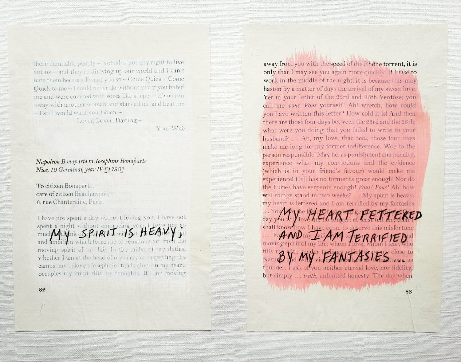 Love Letters - Napoleon Bonaparte to Josephine Bonaparte, Nice, 10 ...