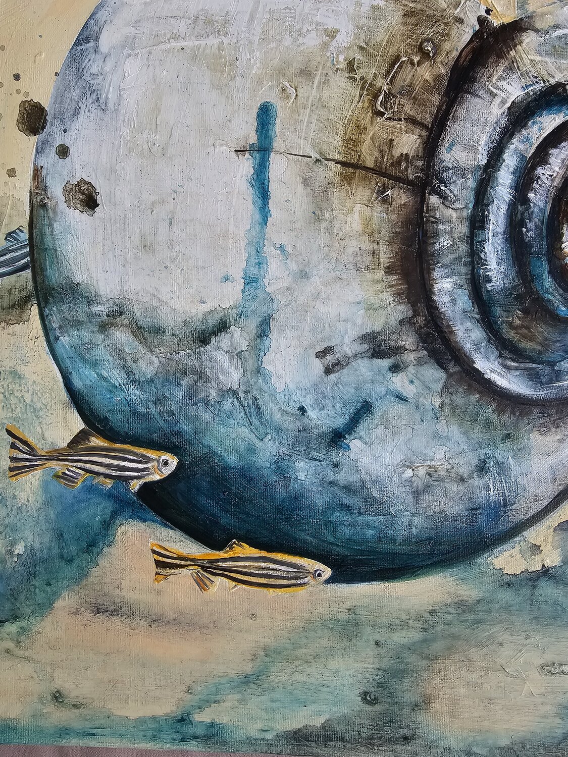 Captain Seagull by Smirnova Evgenia (2023) : Painting Oil, Watercolor ...