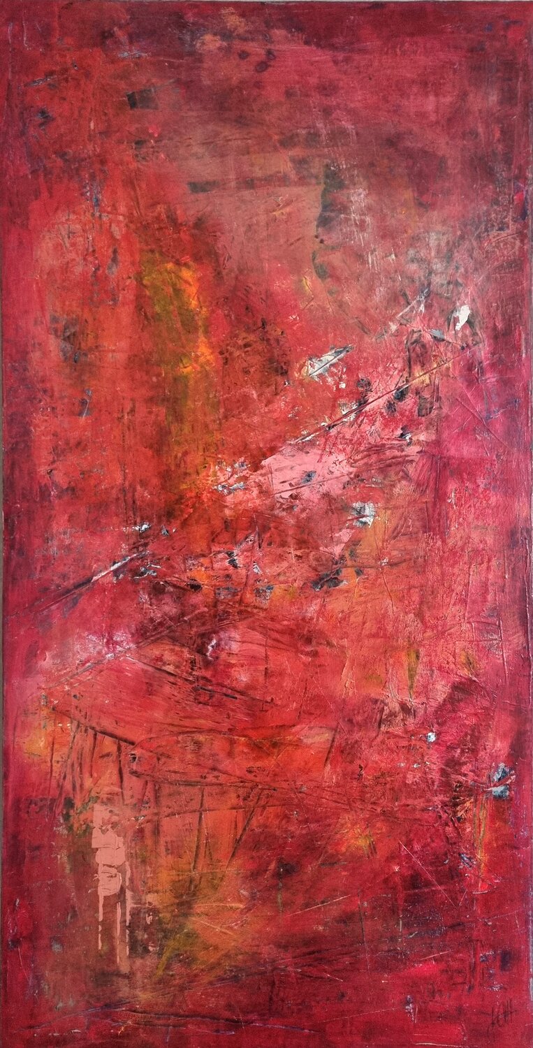 Rouge Vivant de Julia Analena Hollmann (2019): Pintura Acrílico en ...