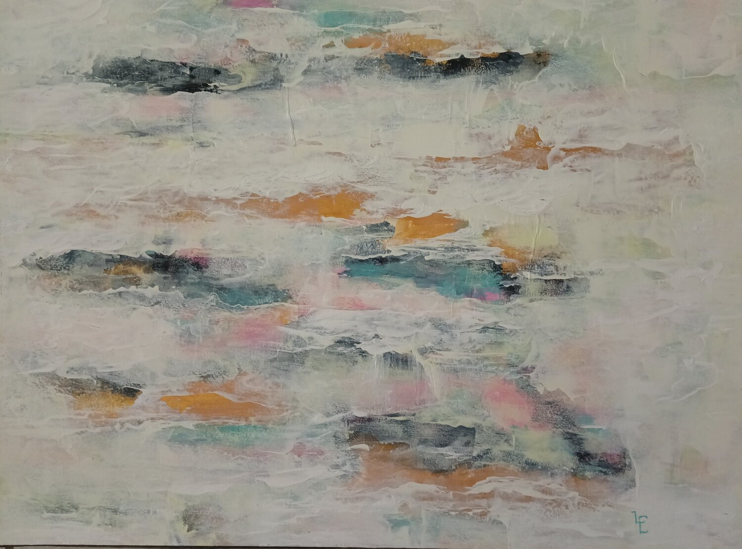 Channeling Nature von Lisa Cardenas (2017): Malerei Acryl, Aquarell auf ...