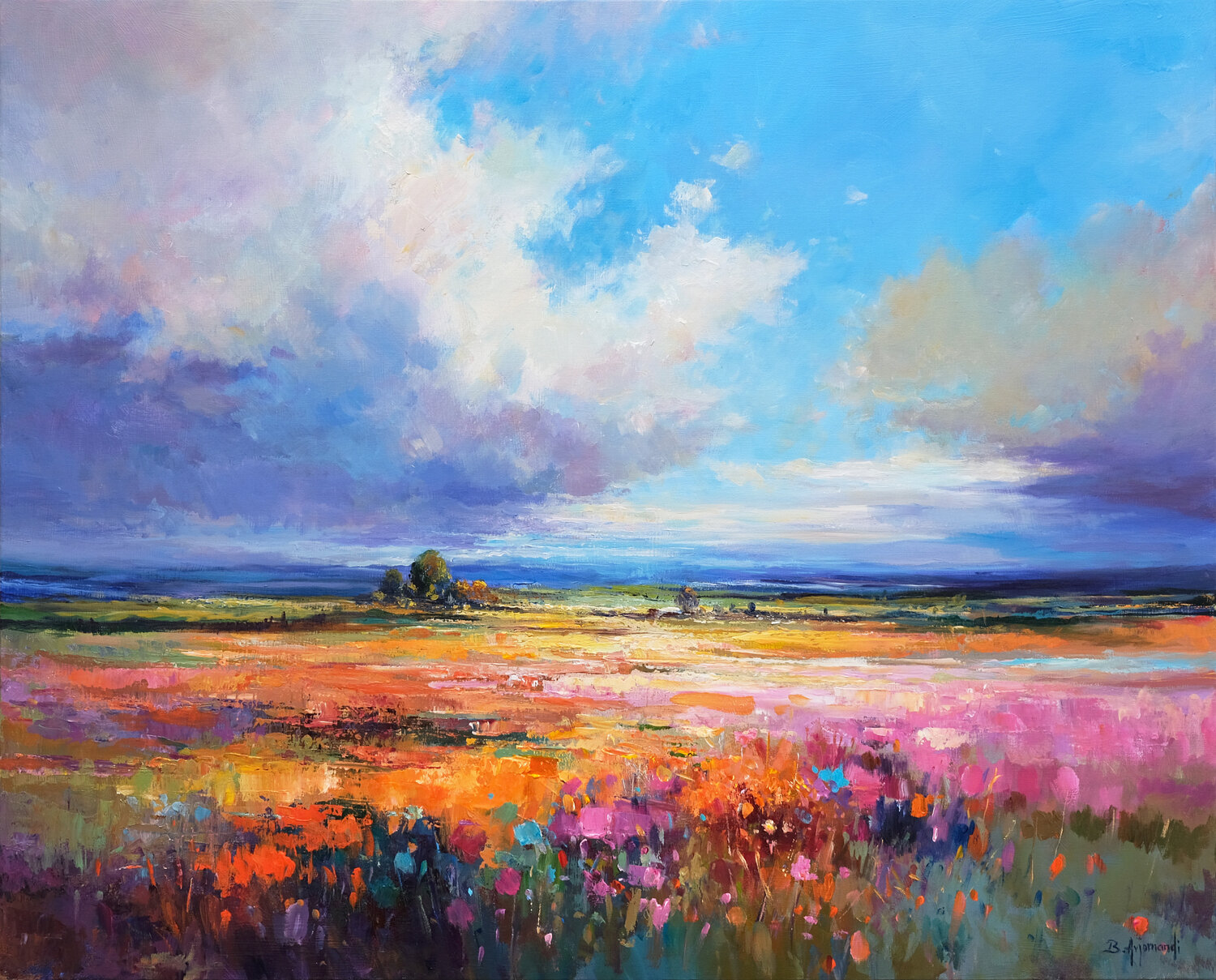 Emotional Landscape by Behshad Arjomandi (2013) : Painting Oil on ...