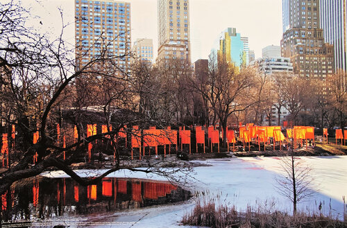 The Gates Project for Central Park, New York by Christo and Jeanne ...