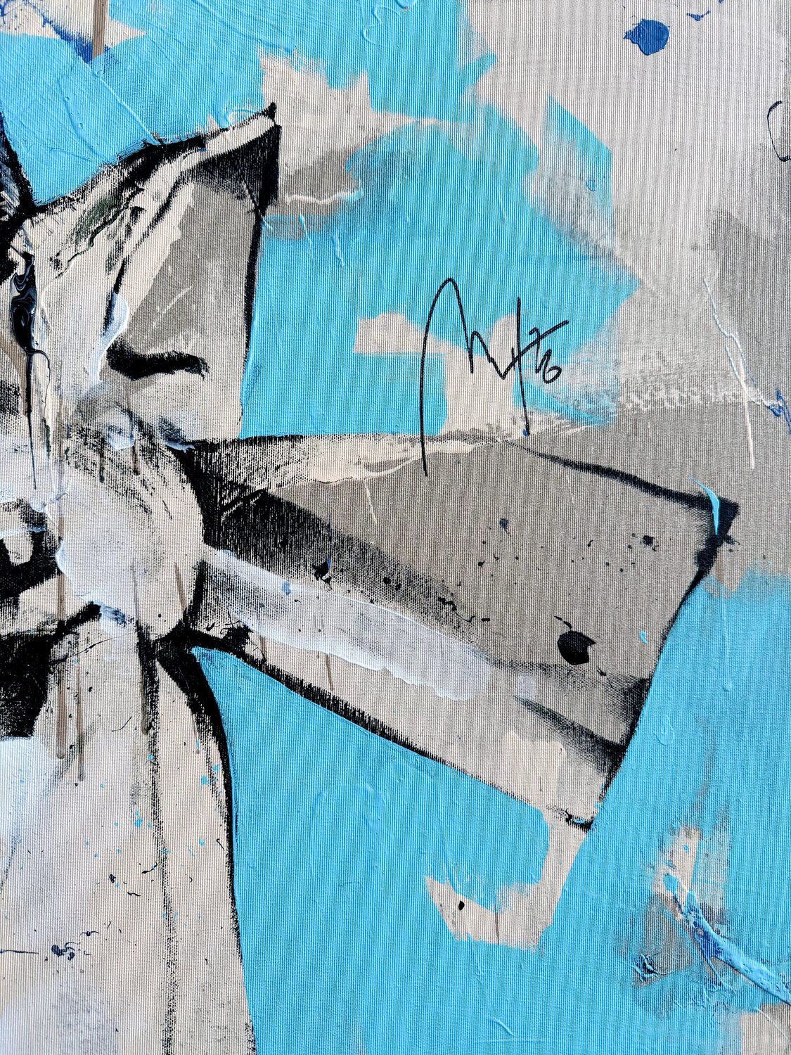 The Blue Child by Mario Henrique (2026) : Painting Acrylic, Oil on ...