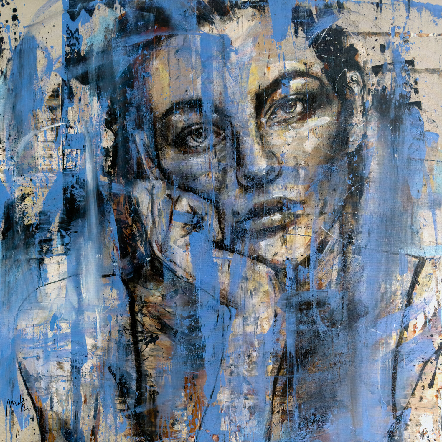 Placidi de Mario Henrique (2022) : Peinture Acrylique, Huile sur Toile ...