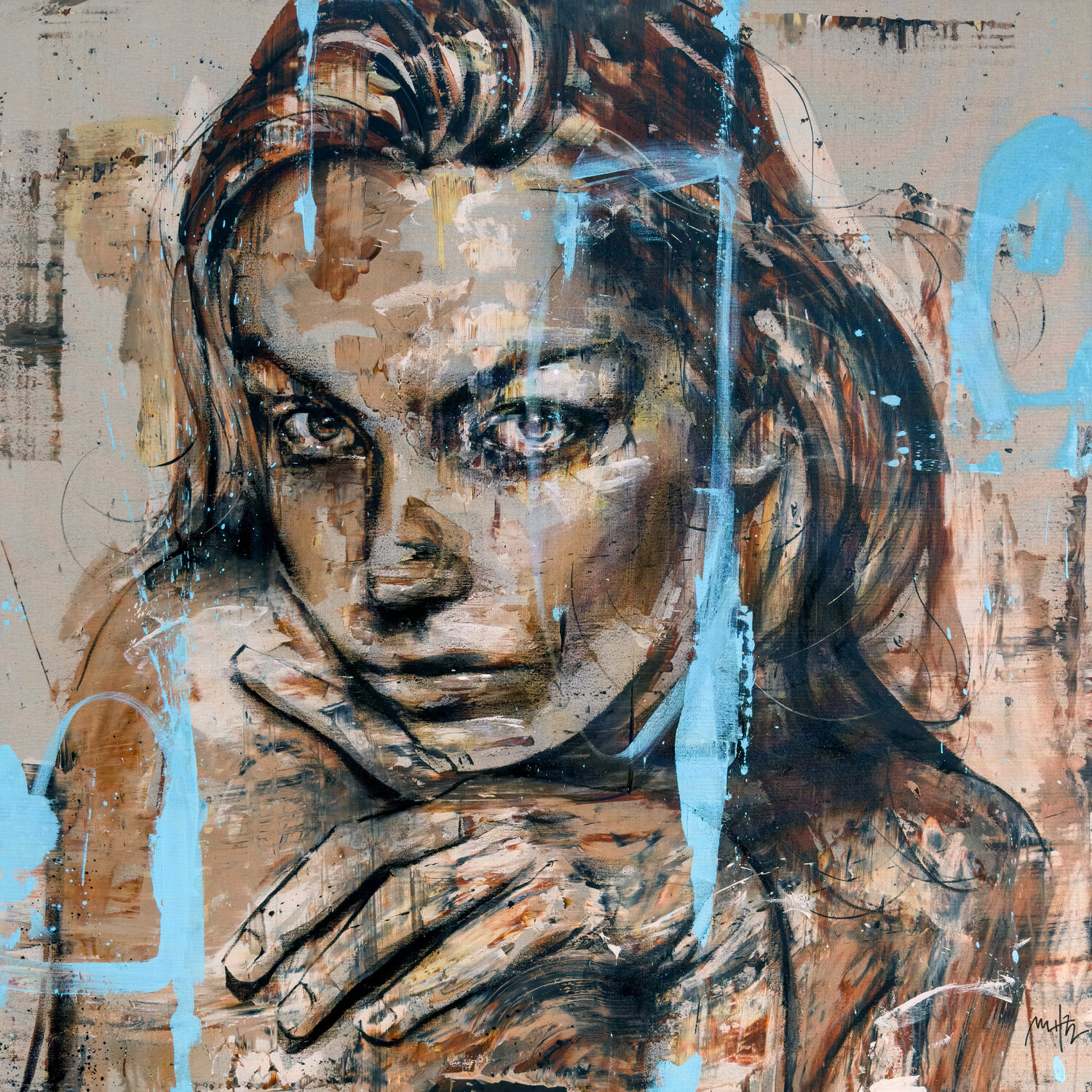 Inquisitivus by Mario Henrique (2022) : Painting Acrylic, Oil on Canvas ...