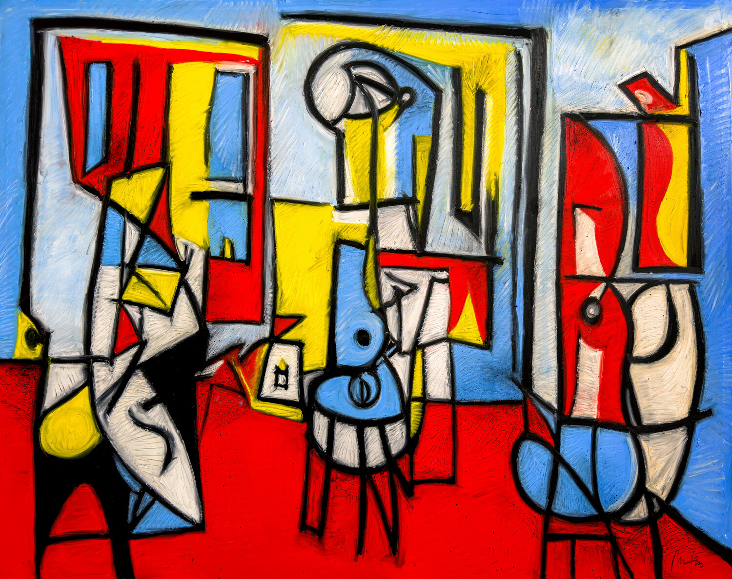 Atelier by Mario Henrique (2023) : Painting Oil on Canvas - Singulart