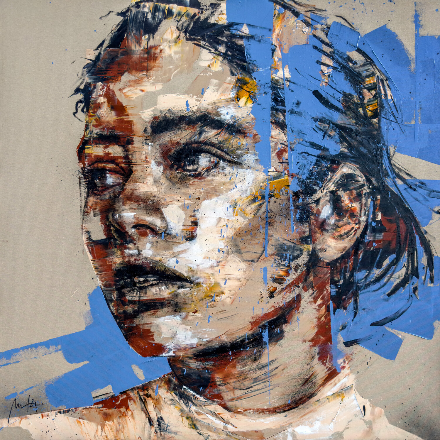 Voices In The Wind by Mario Henrique (2024) : Painting Acrylic, Oil on ...