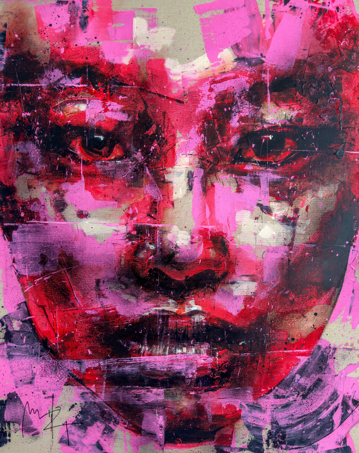 Allure de Mario Henrique (2024) : Peinture Acrylique, Huile sur Toile ...