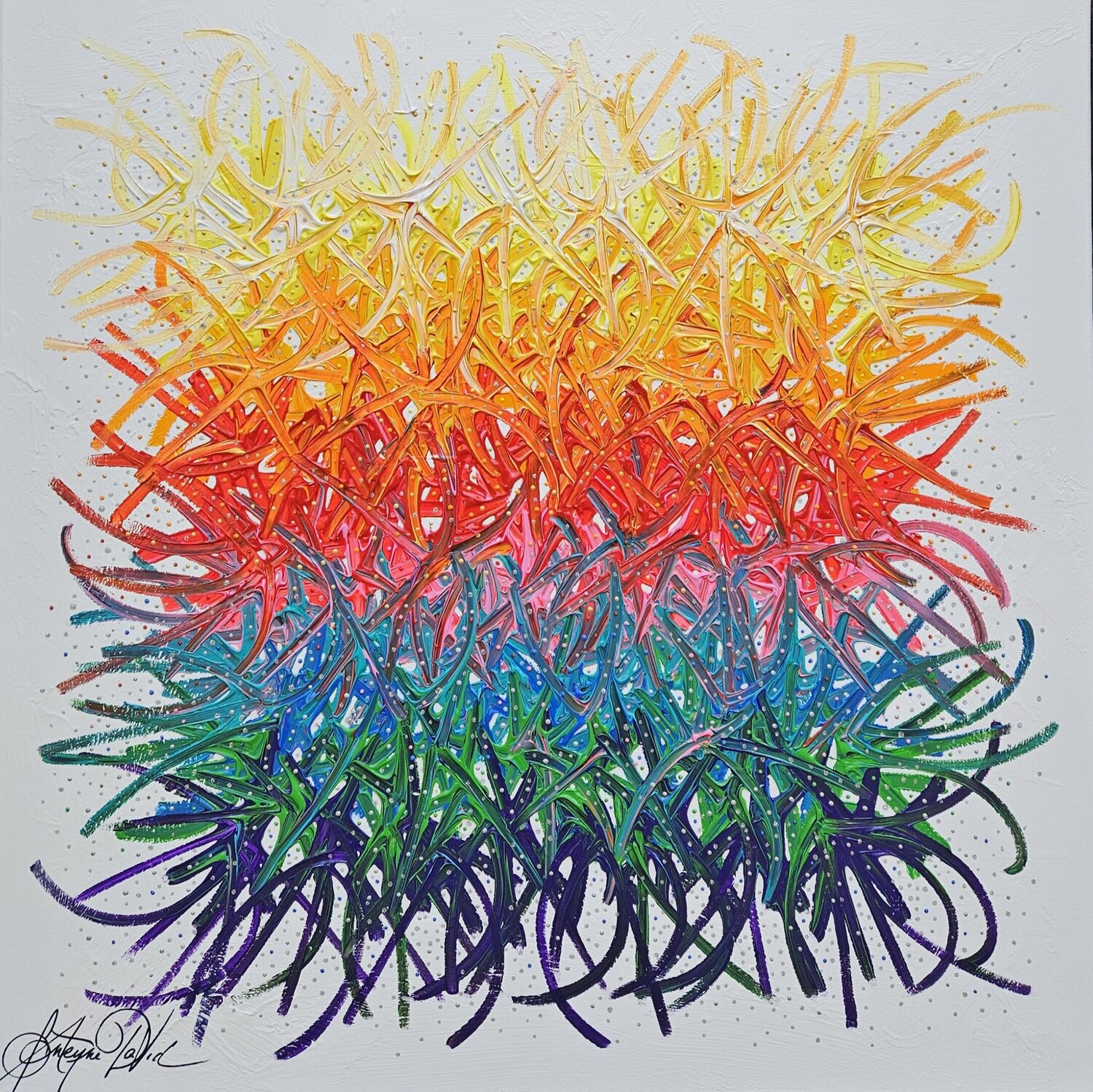 Les Passions et les Chemins by David Onen (2026) : Painting Acrylic on ...