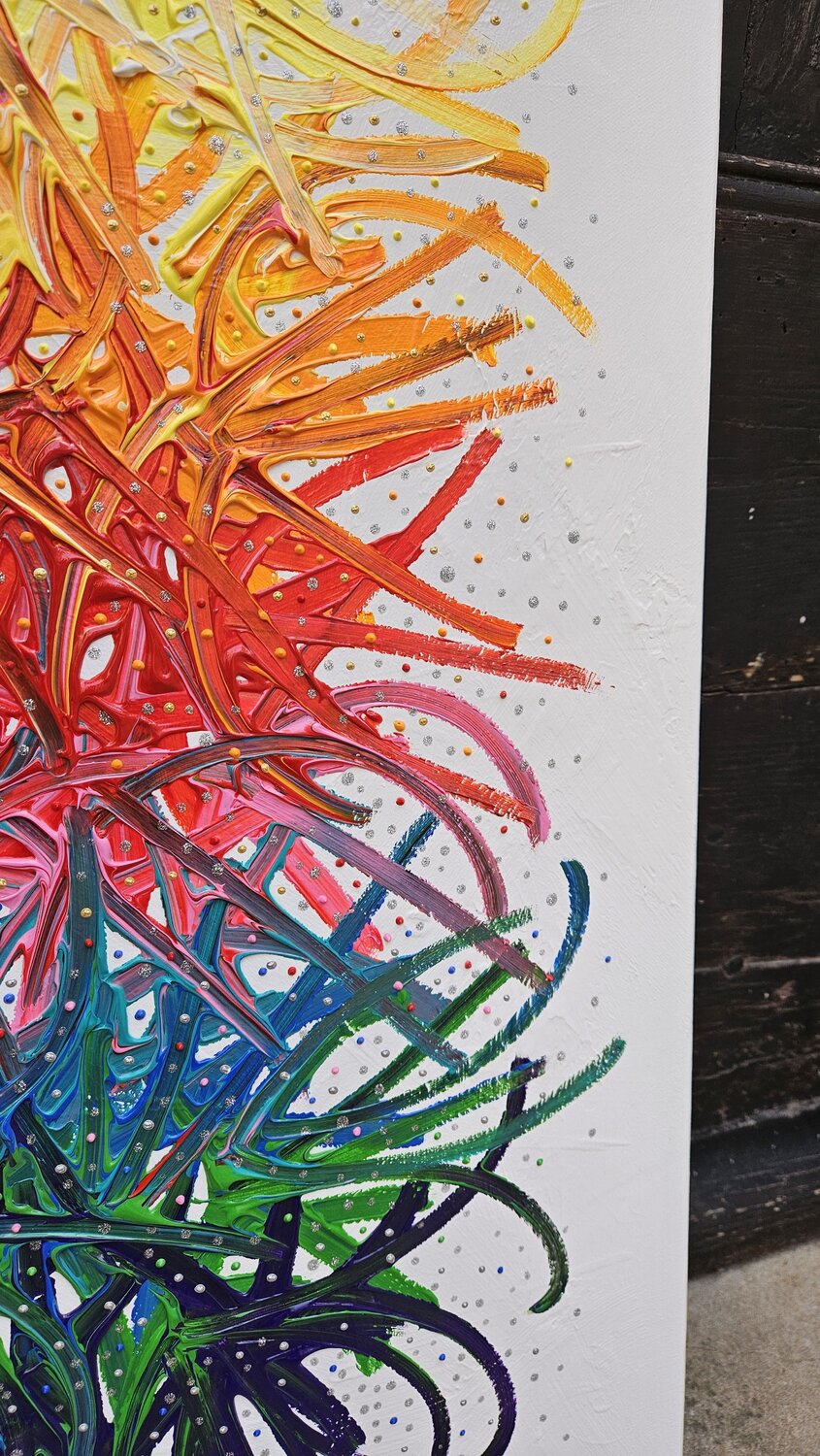 Les Passions et les Chemins by David Onen (2026) : Painting Acrylic on ...