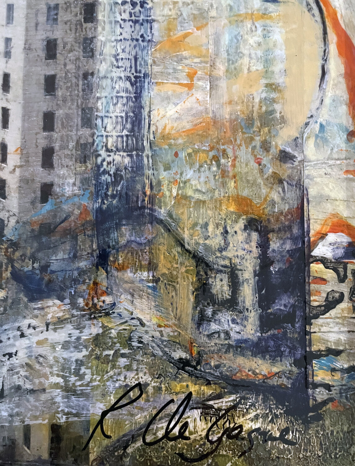 Transition by Renée De Gagné (2022) : Painting Acrylic, Collage on Wood ...