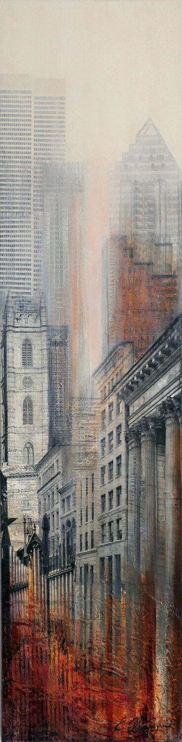 Traces of the Past - 19 by Renée De Gagné (2021) : Painting Acrylic ...