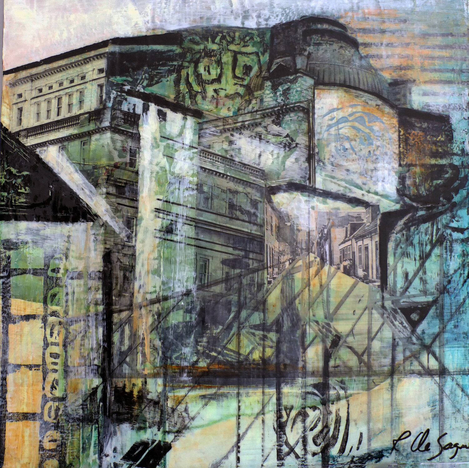 Keeping The Past Alive by Renée De Gagné (2022) : Painting Acrylic ...