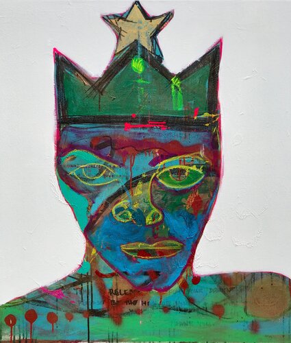 And I'll Be Your King by Bridget Griggs (2022) : Painting Acrylic ...