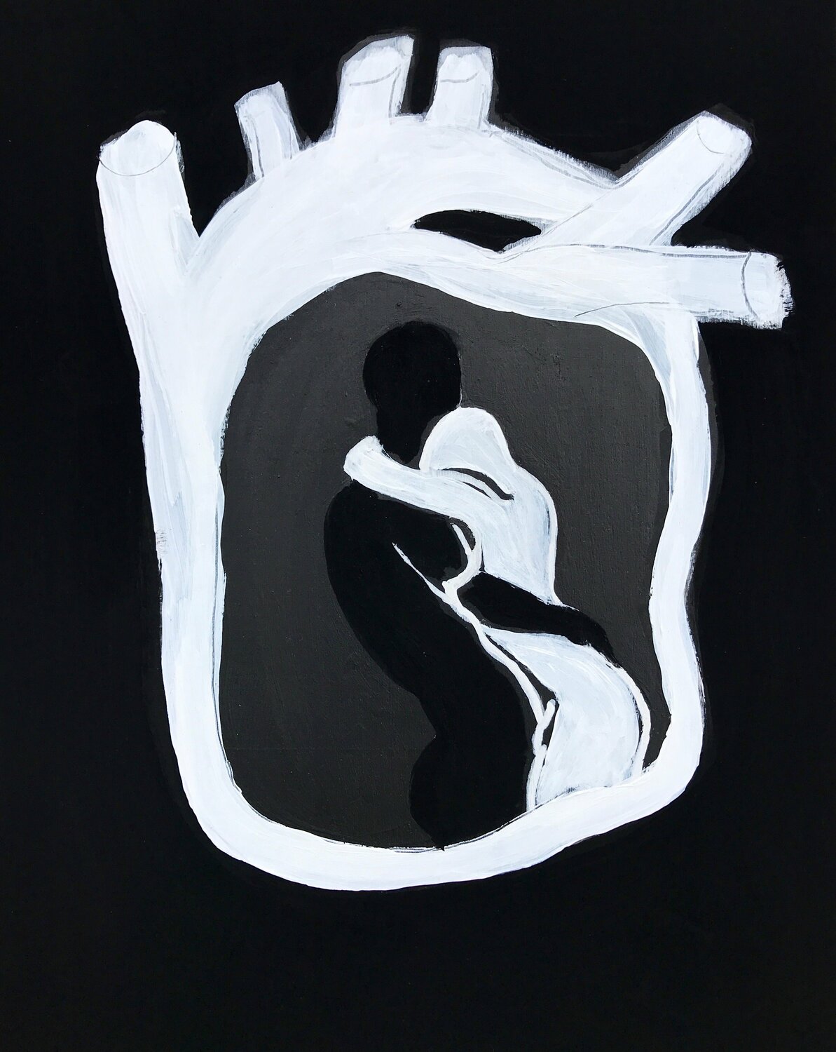 Beloved In Your Heart by Bridget Griggs (2015) : Painting Acrylic ...