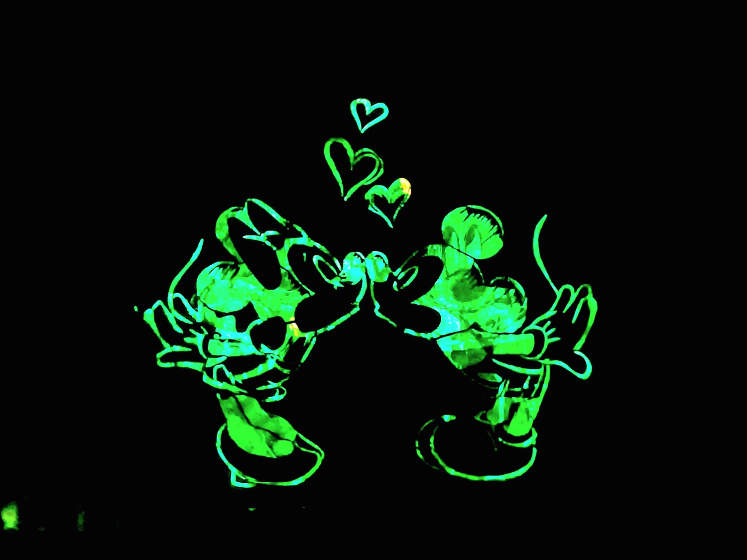 Minnie and Mickey Mouse chilling in the frame by Antoni Dragan (2023 ...