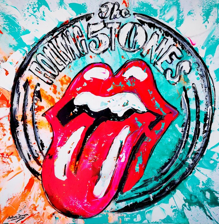 Rolling Stones Logo Art
