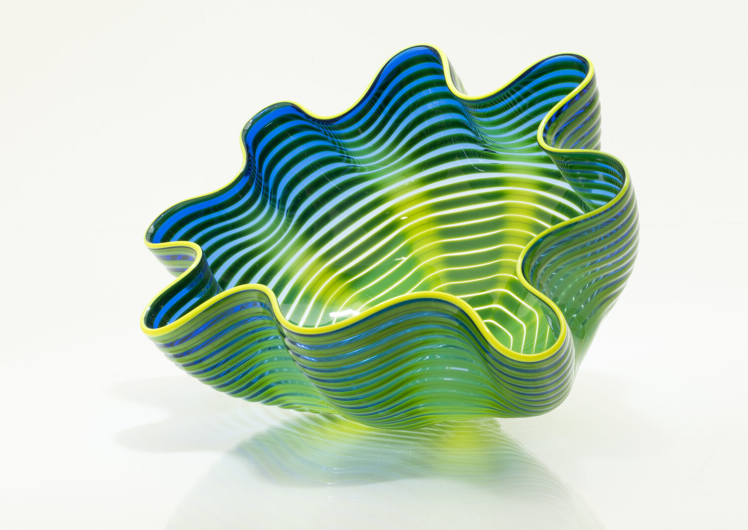 Dale Chihuly Neptune Blue Seaform Sold Out 2011 Portland Press Signed ...