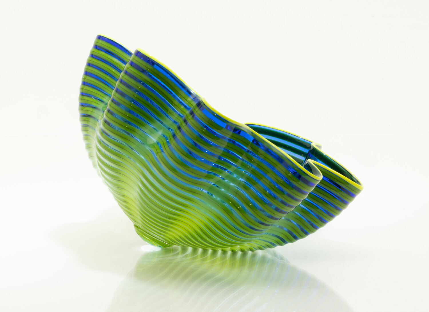 Dale Chihuly Neptune Blue Seaform Sold Out 2011 Portland Press Signed ...