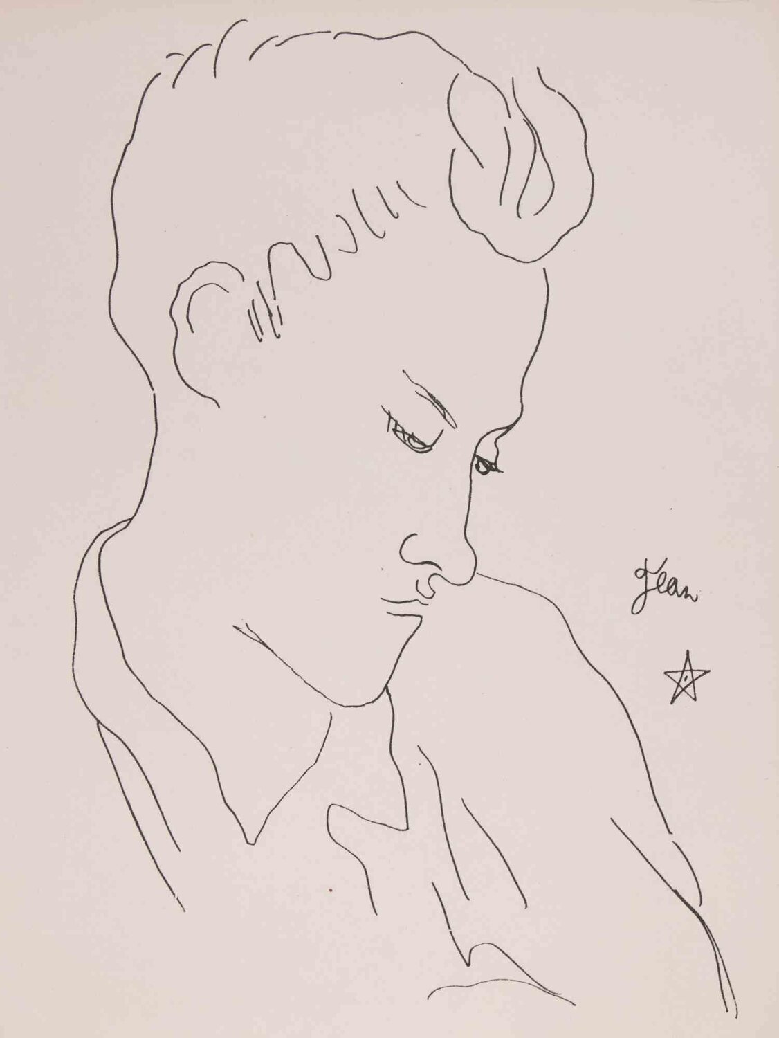 Portrait de Jean Desbordes de Jean Cocteau (1929) : Édition ...