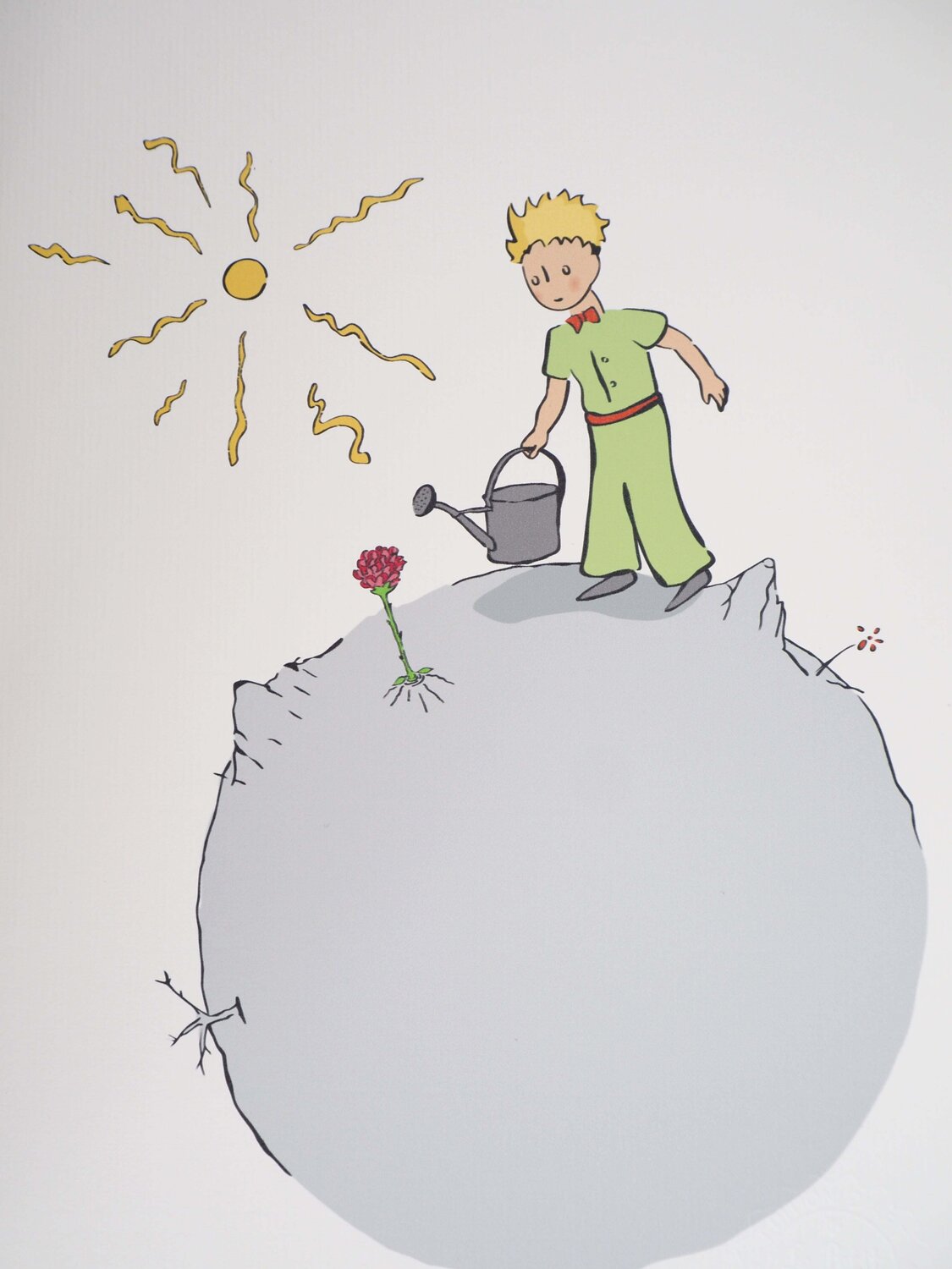 Le Petit Prince arrose sa rose by Antoine de Saint-Exupéry (2022 ...