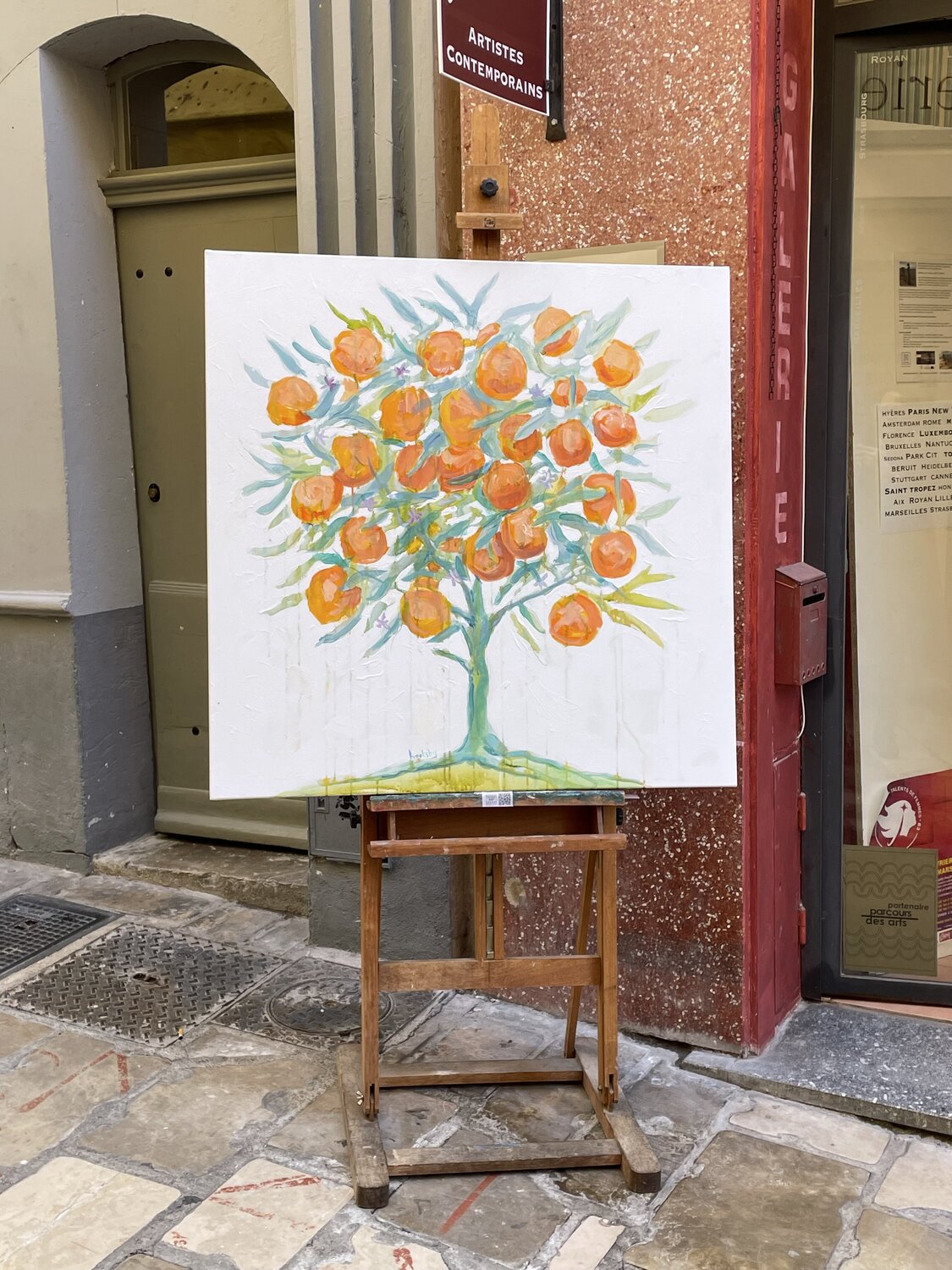Orange Tree of Life by Angie Brooksby-Arcangioli (2024) : Painting ...