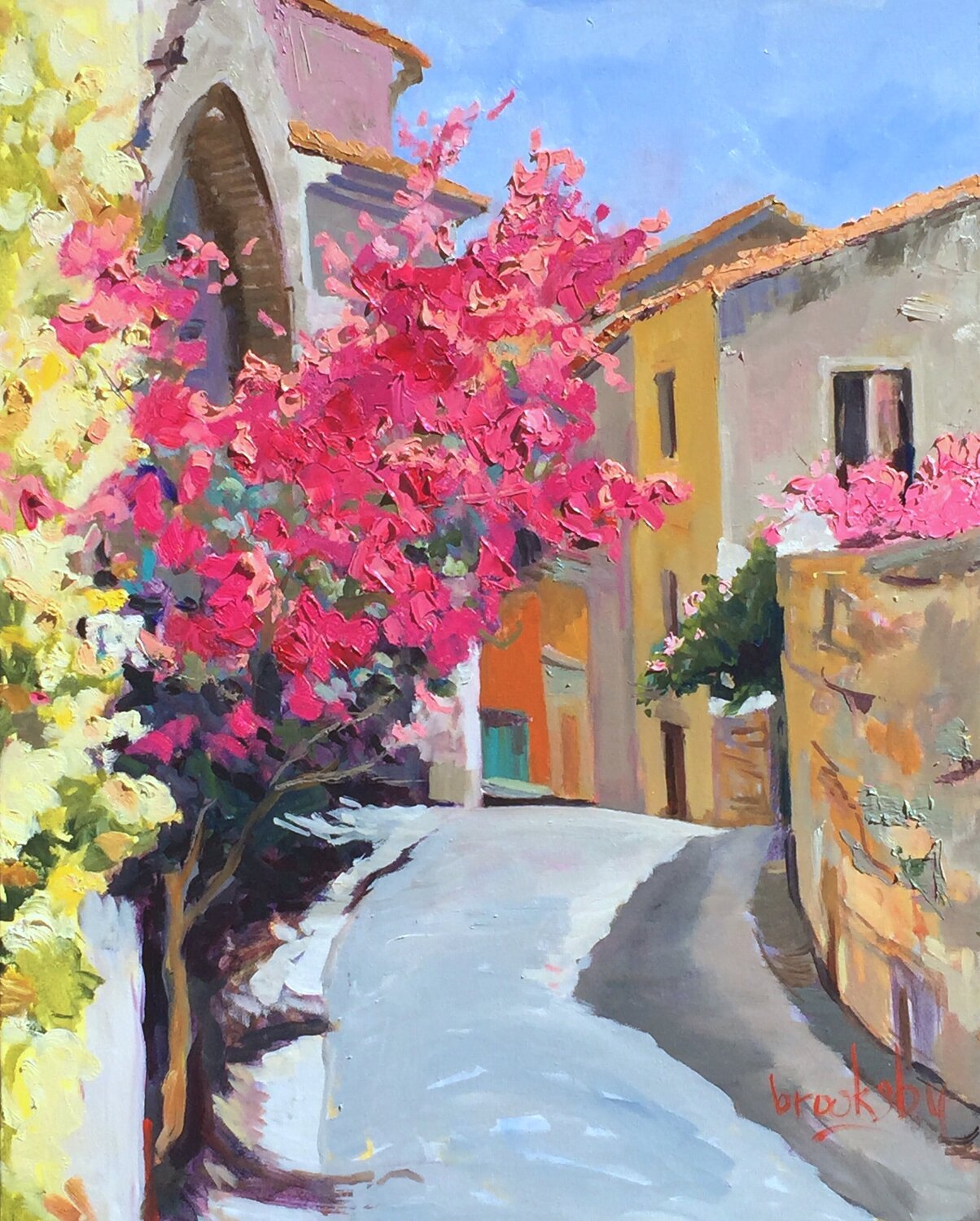 French Riviera Spring by Angie Brooksby-Arcangioli (2023) : Painting ...