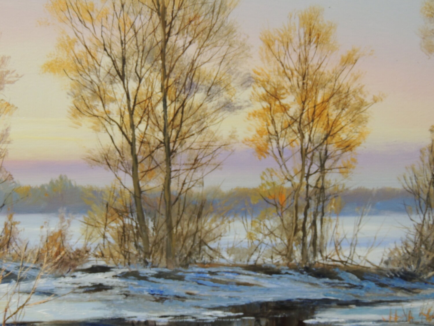 The Secret of the Evening von Oleg Riabchuk (2022): Malerei Öl auf ...