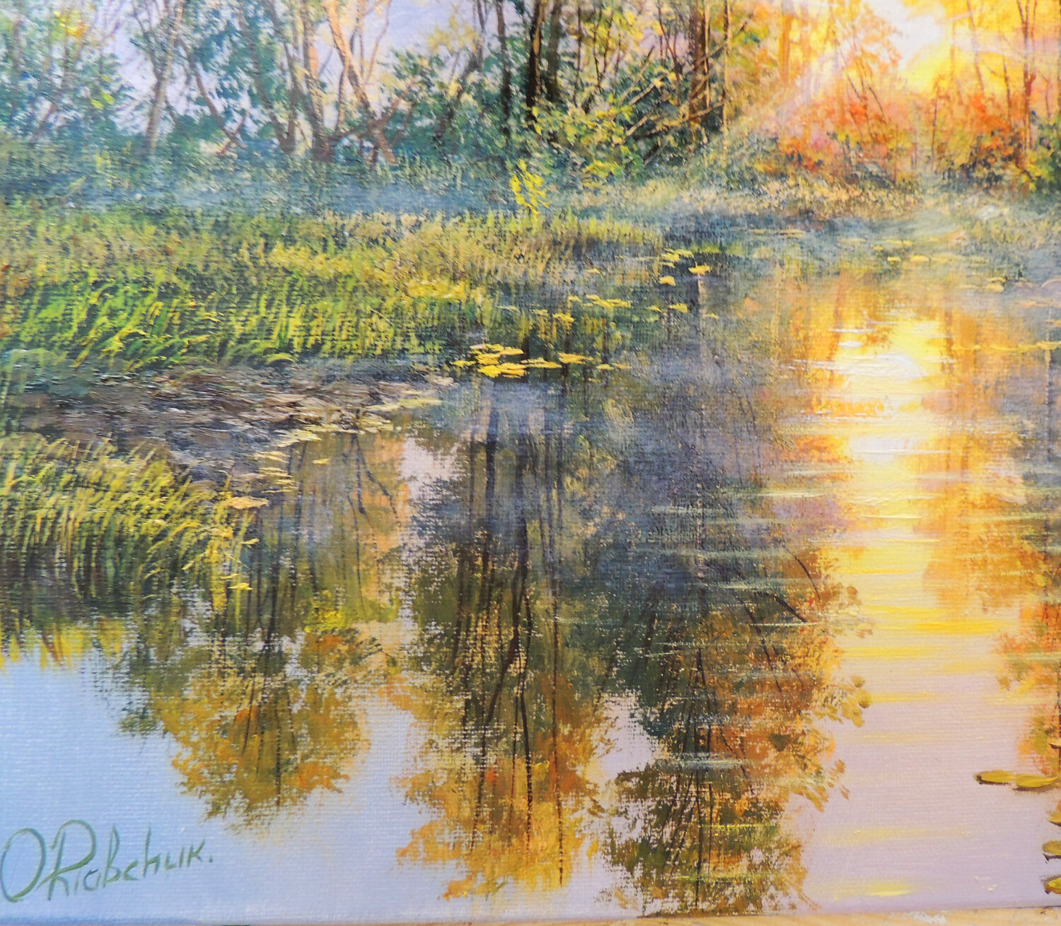 The Fog Is Coming by Oleg Riabchuk (2023) : Painting Oil on Canvas ...