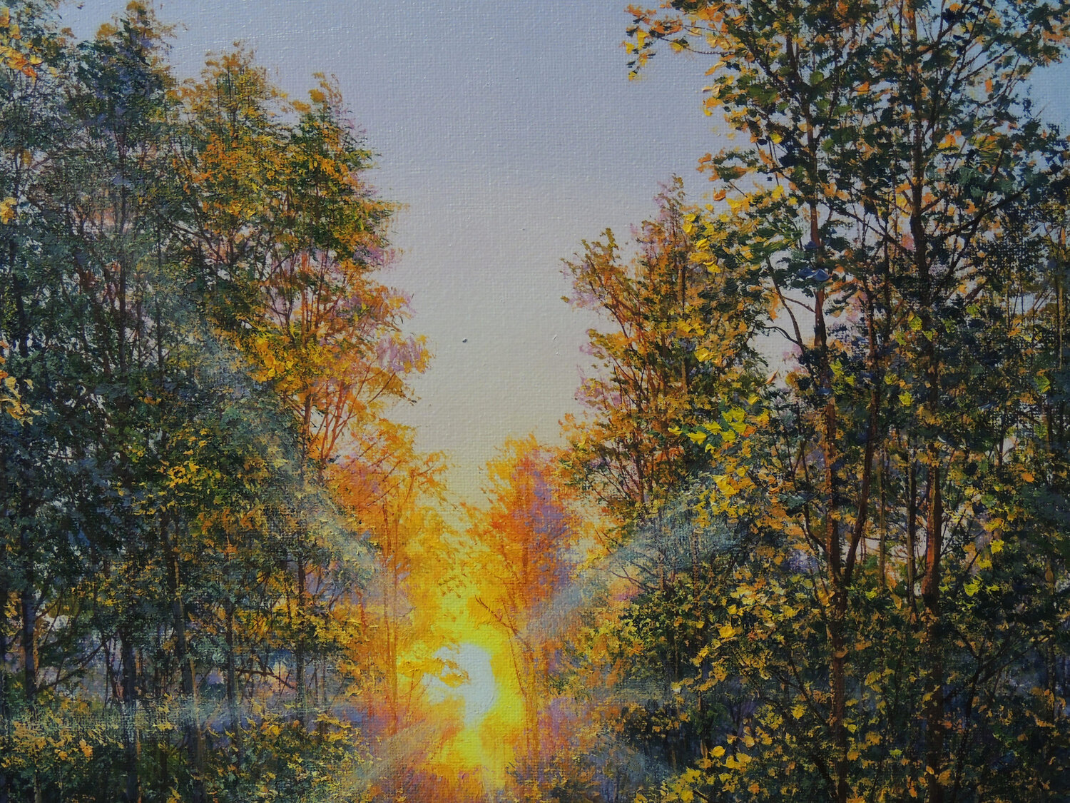 Sunlit Symphony by Oleg Riabchuk (2023) : Painting Oil on Canvas ...