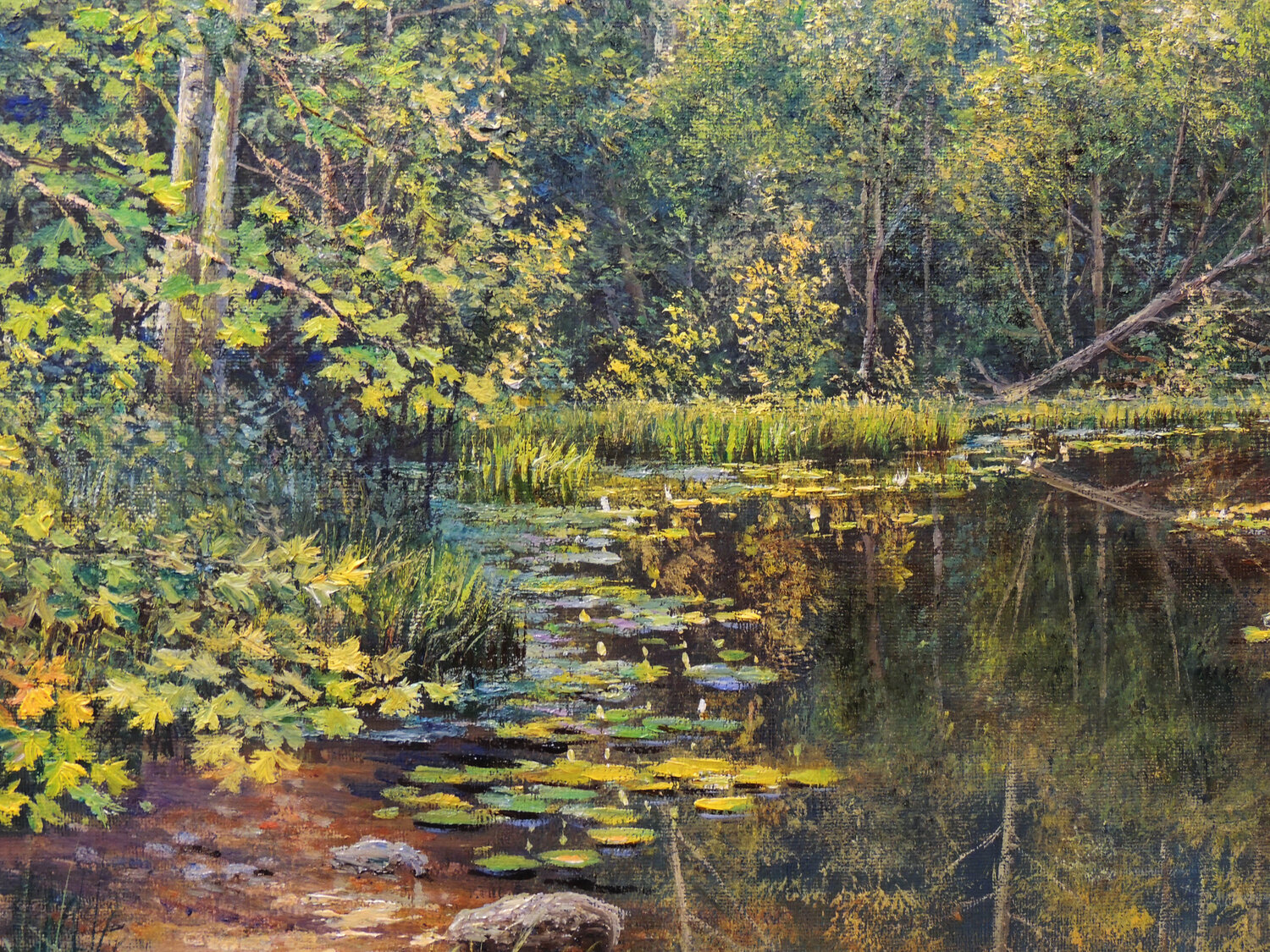 Secrets of Summer by Oleg Riabchuk (2024) : Painting Oil on Canvas ...