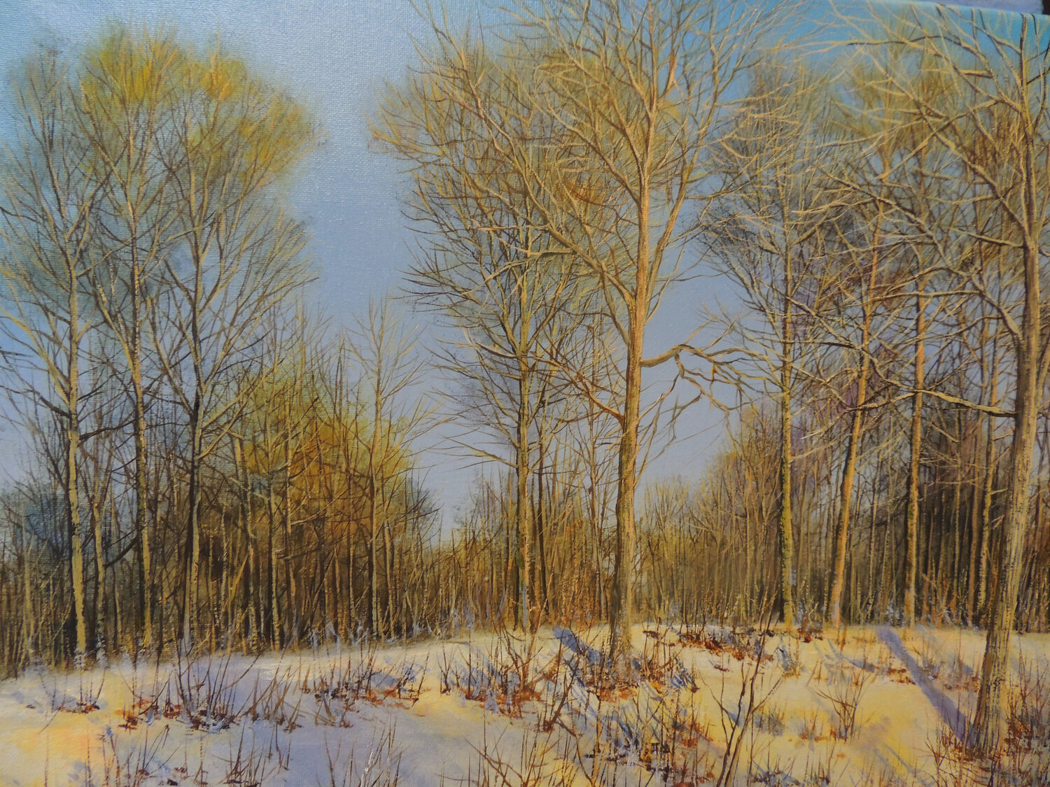 Where the Sun Pauses by Oleg Riabchuk (2026) : Painting Oil on Canvas ...