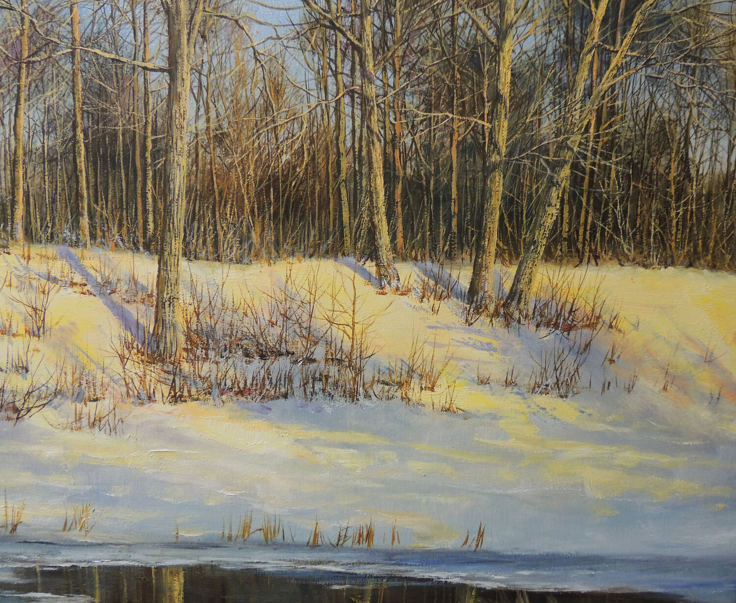 Where the Sun Pauses by Oleg Riabchuk (2026) : Painting Oil on Canvas ...