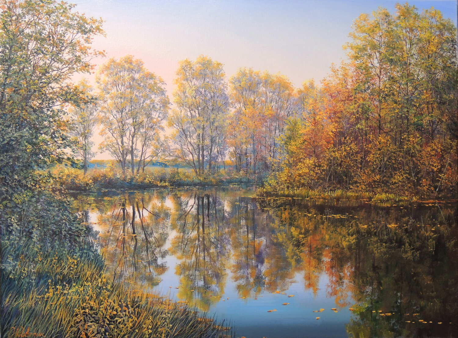 Tales of Autumn by Oleg Riabchuk (2022) : Painting Oil on Canvas ...