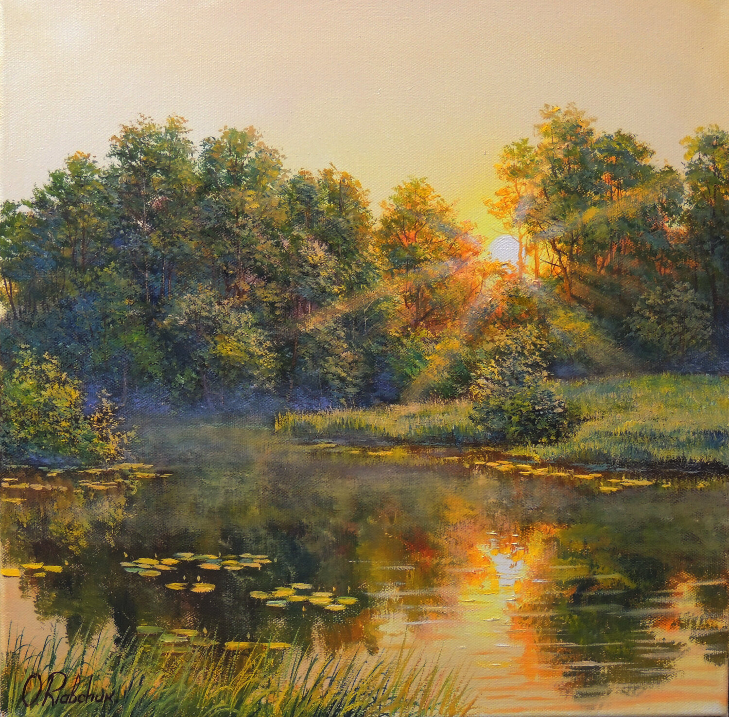 The Appearance of Fog de Oleg Riabchuk (2023) : Peinture Huile sur ...