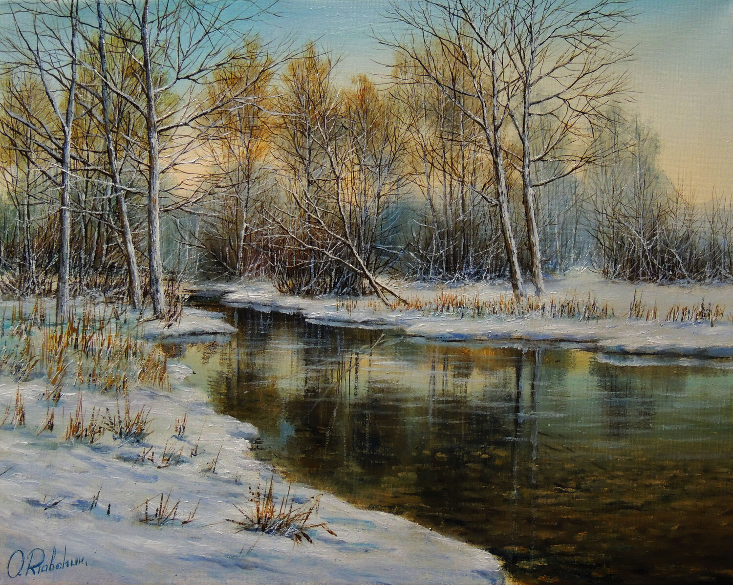 Wake Me In Spring by Oleg Riabchuk (2024) : Painting Oil on Canvas ...