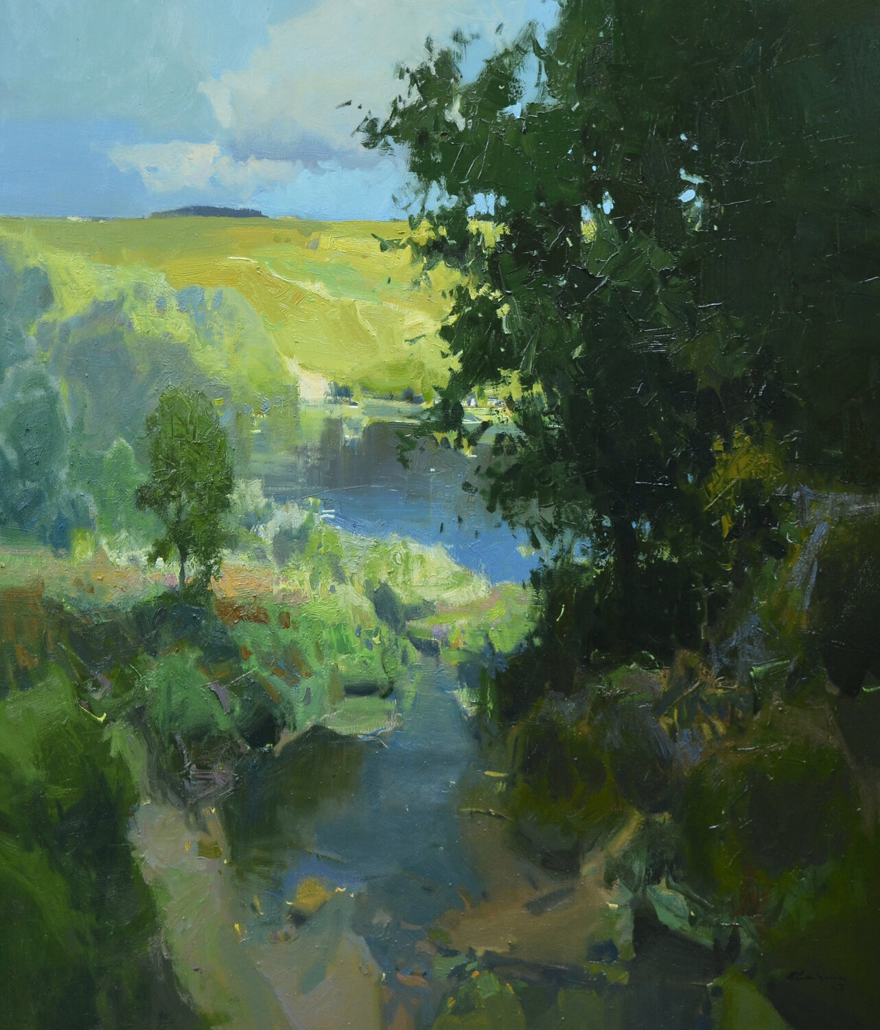 Analogous Landscape Painting