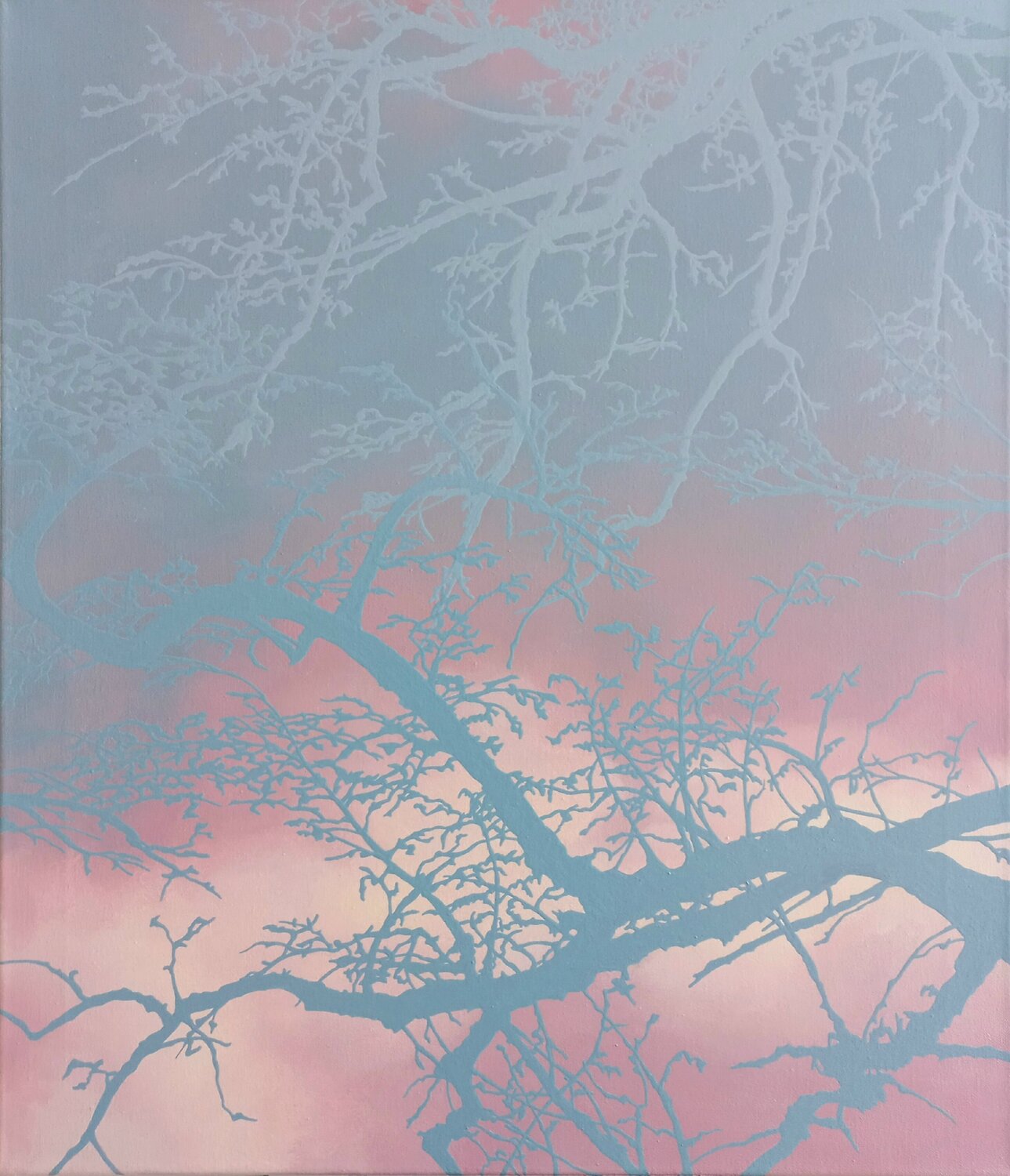 Blue Branches by Robin Ballard (2024) : Painting Acrylic on Canvas ...