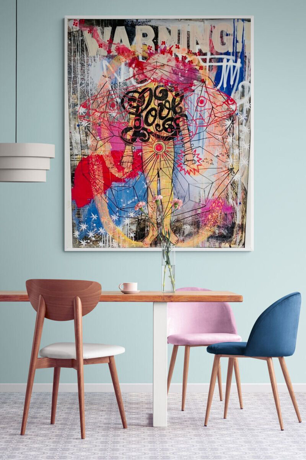 WARNING by Anton Unai (2022) : Painting Relief Printing, Objects on ...