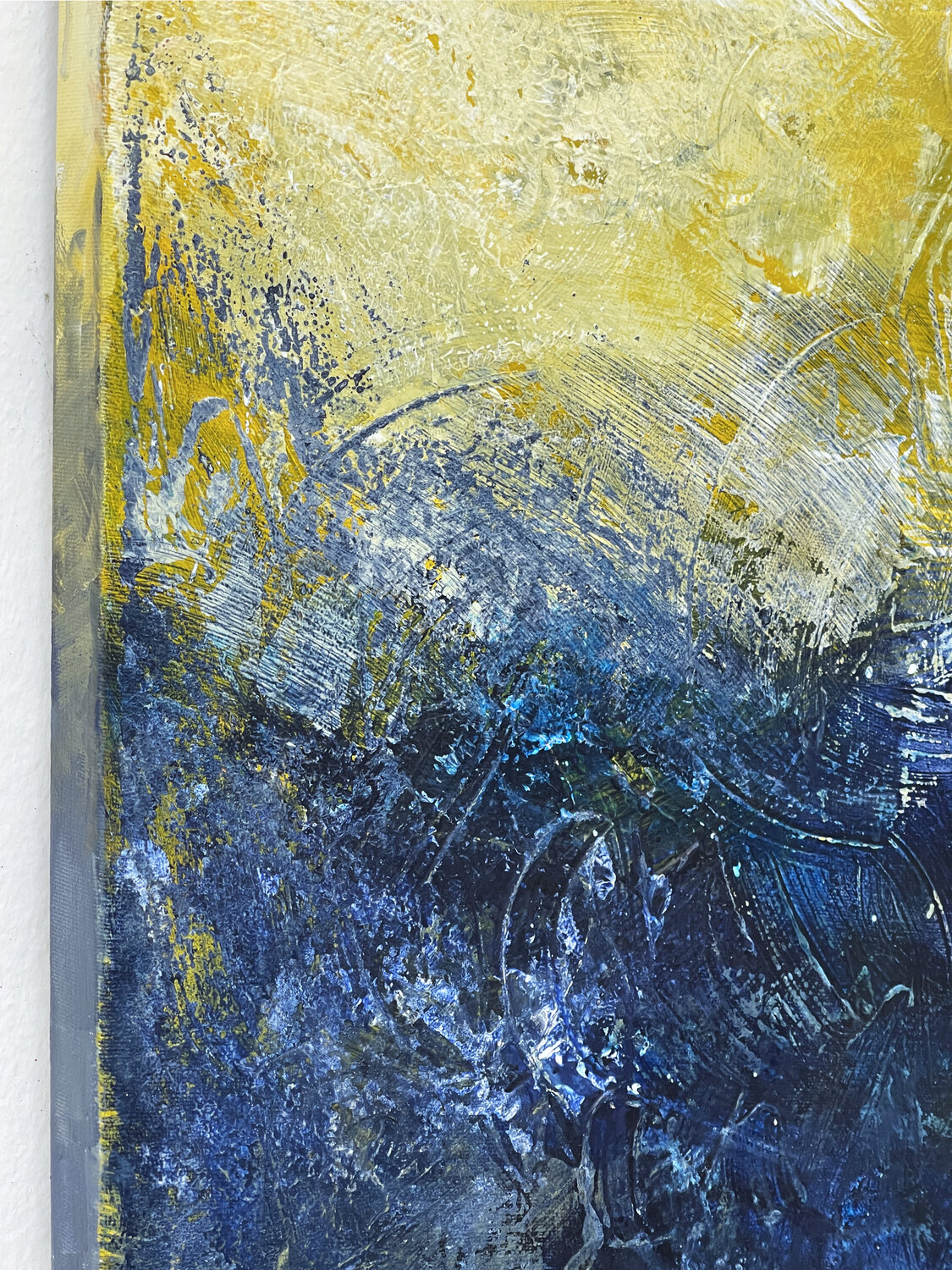 Hidden Cove by Margarita Lypiridou (2025) : Painting Acrylic, Pastel on ...