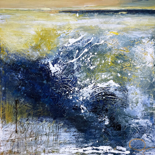 Hidden Cove by Margarita Lypiridou (2025) : Painting Acrylic, Pastel on ...