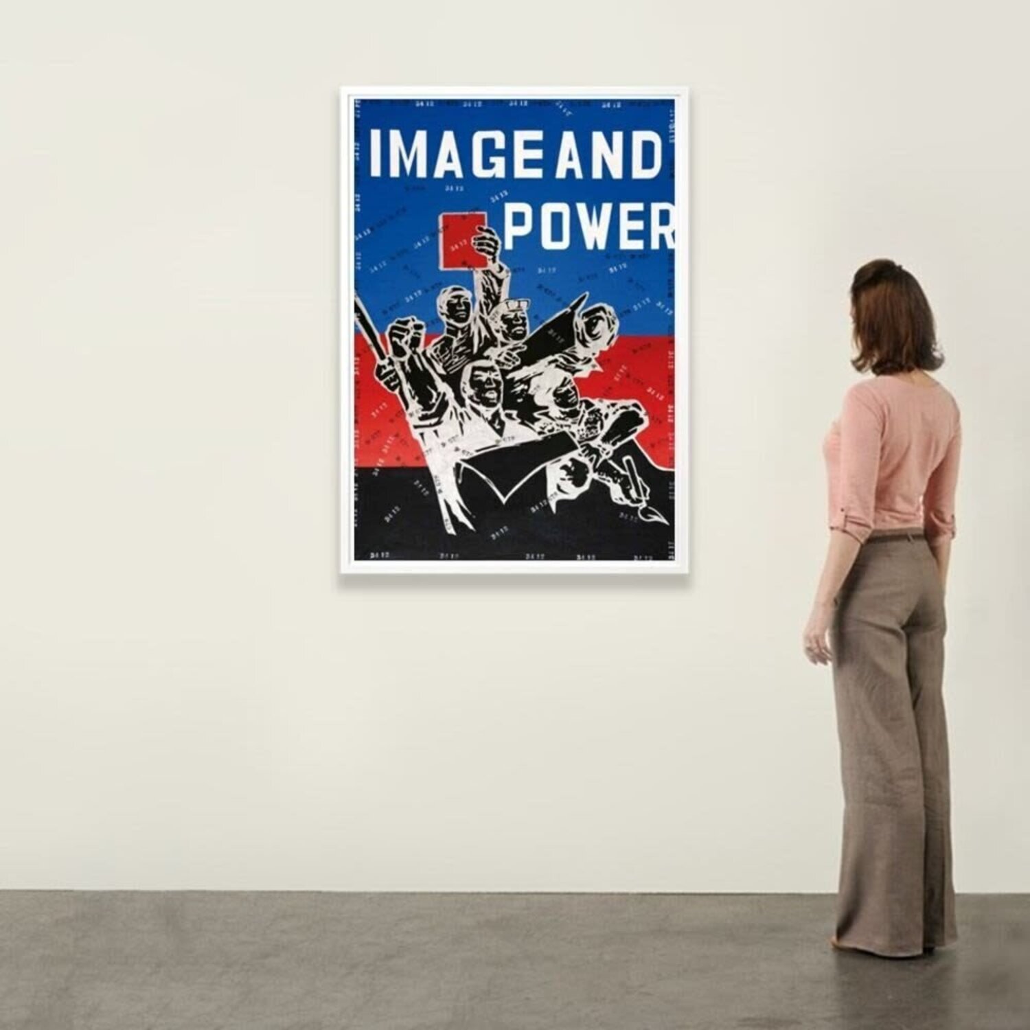 Image and Power (from Rhythmical Dichotomy Portfolio) by Wang Guangyi ...