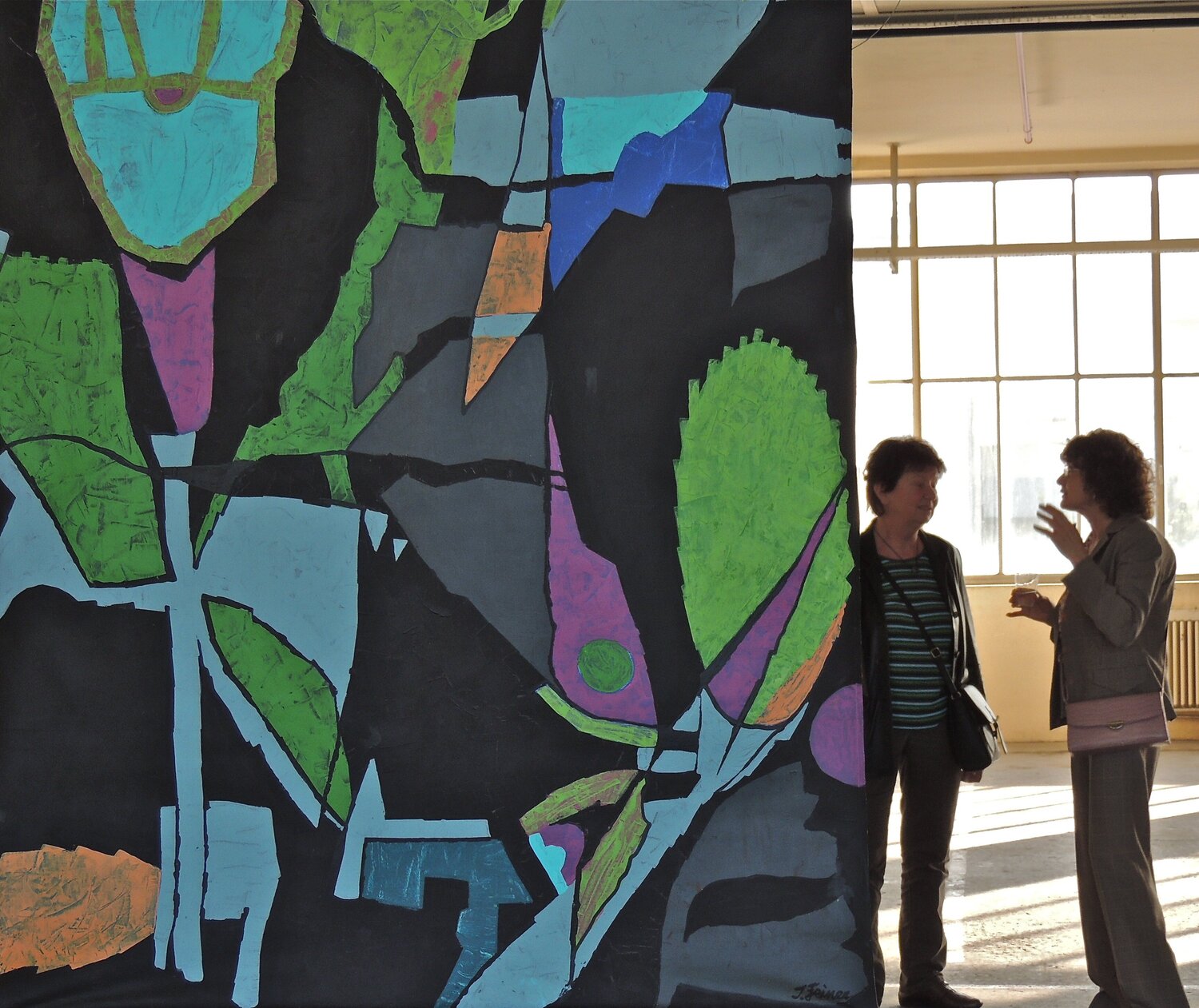 Recycled Map 2 de Ilse Feiner (N.D) : Peinture Acrylique sur Carton ...